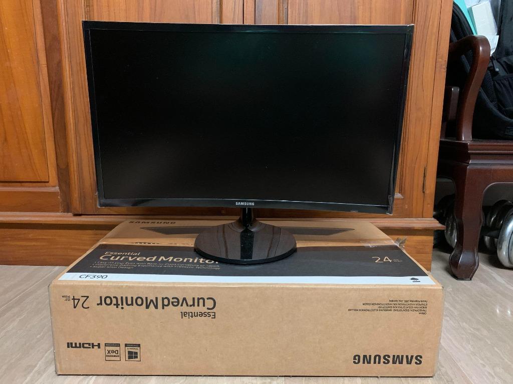 Samsung Curved Monitor CF390 24inch, Computers & Tech, Parts ...