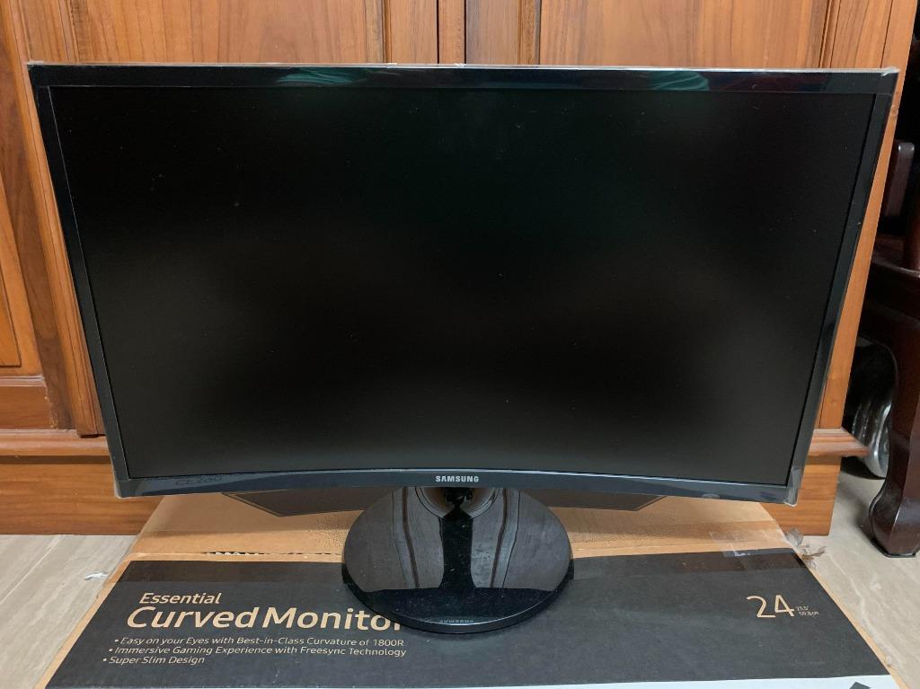 Samsung Curved Monitor CF390 24inch, Computers & Tech, Parts ...