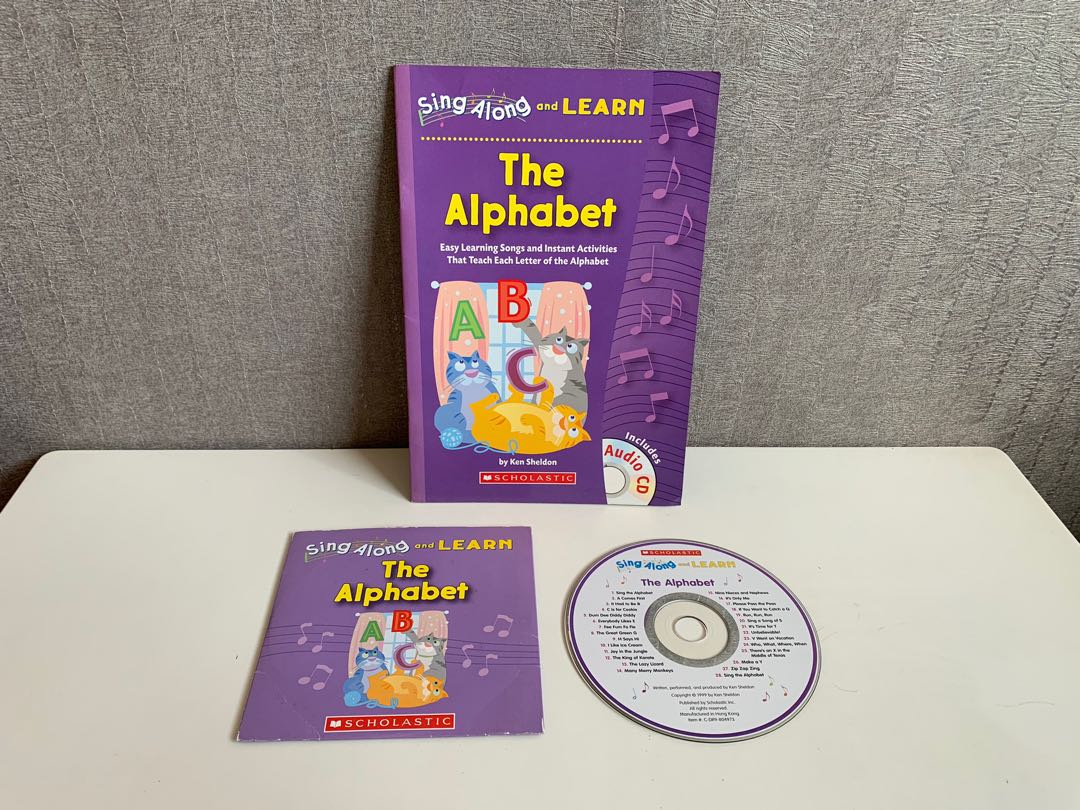 SCHOLASTIC Sing Along & Learn: The Alphabet Kit Easy Learning Songs and ...