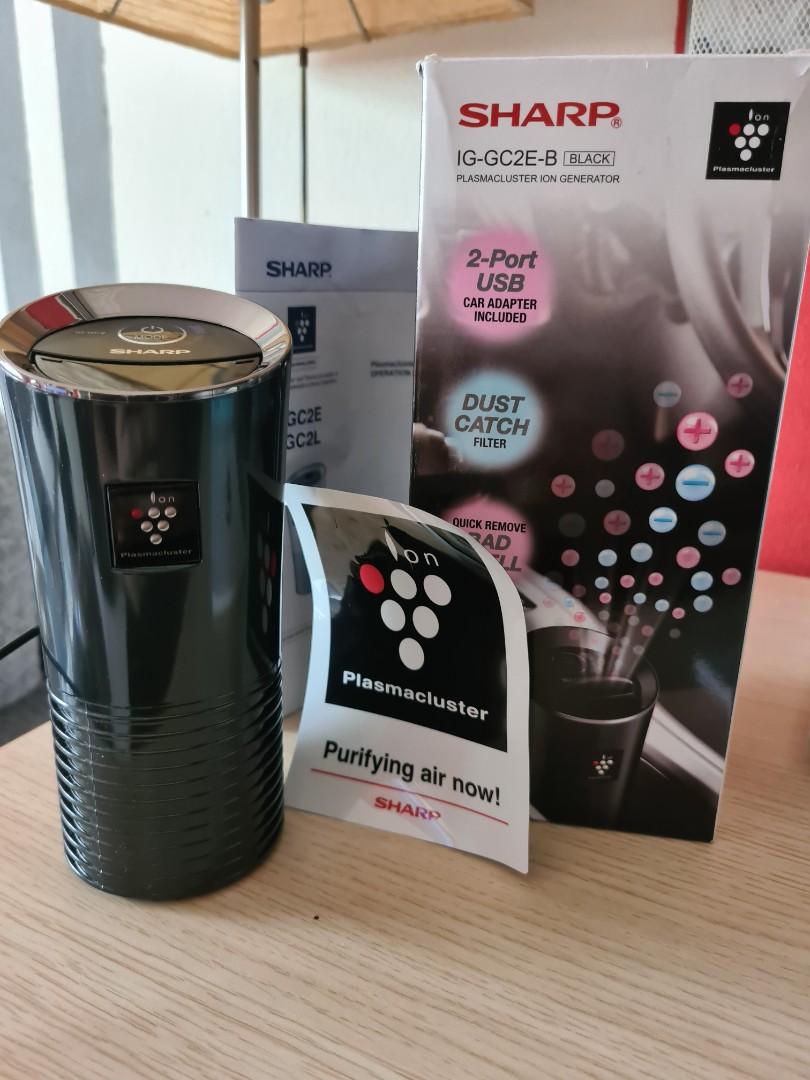 SHARP Plasmacluster Car Ion Generator IG-GC2E-B (USB), Car Accessories ...