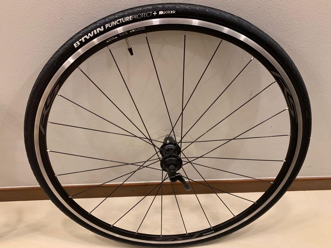 Shimano RS 100 wheelset, Bicycles & PMDs, Bicycles, Road Bikes on Carousell