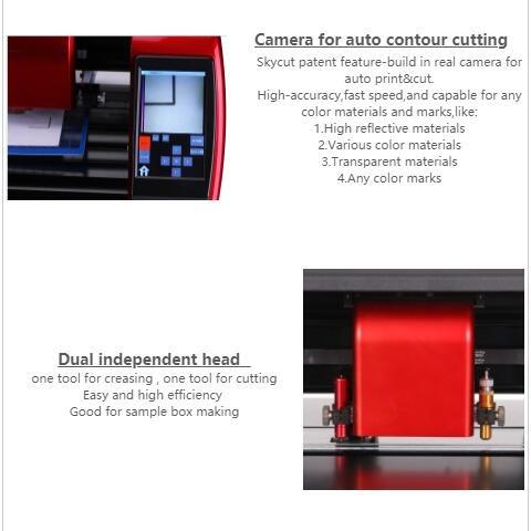 SKYCUT D48 VINYL CUTTER W/ CAMERA , AUTO CONTOUR CUTTING PLOTTER 48 ...
