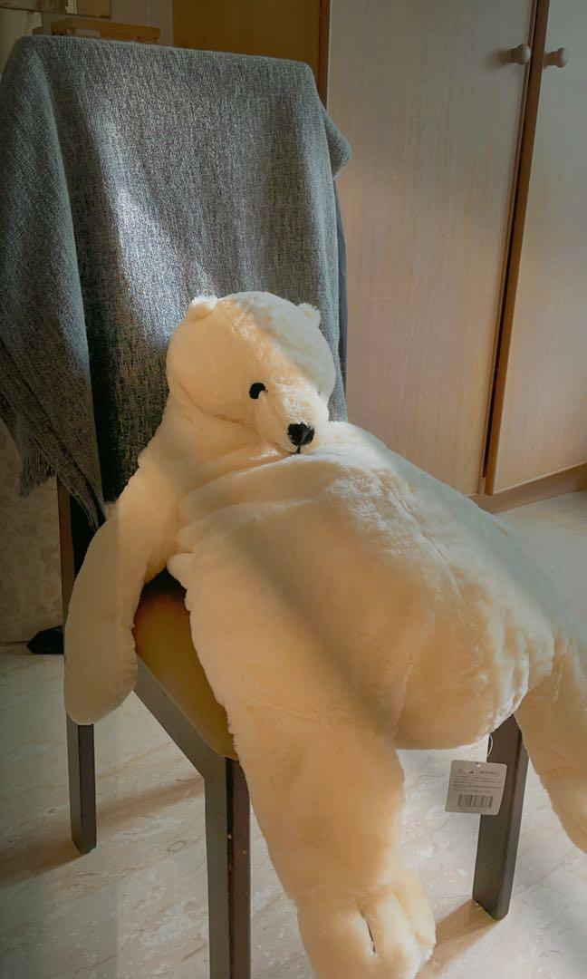 SLOUCHY LAZY RELAXING POLAR BEAR (TOREBA JAPAN), Hobbies & Toys, Toys ...