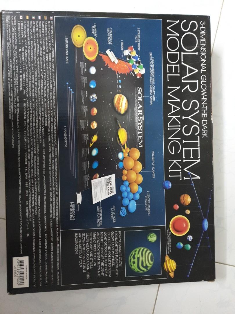 Solar System Model Making Kit, Hobbies & Toys, Toys & Games on Carousell