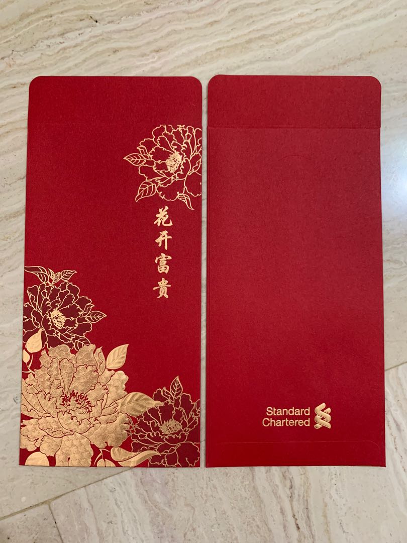 Standard Chartered Red Packet (8 pieces), Hobbies & Toys, Stationery ...