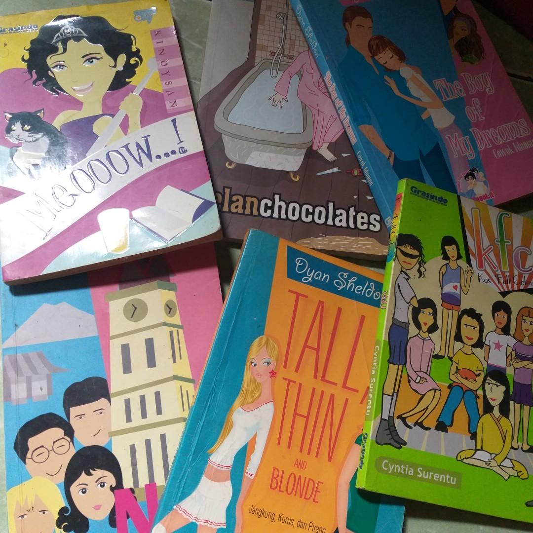 TAKE ALL 35 RIBU!!! Novel Teenlit, Buku & Alat Tulis, Buku di Carousell