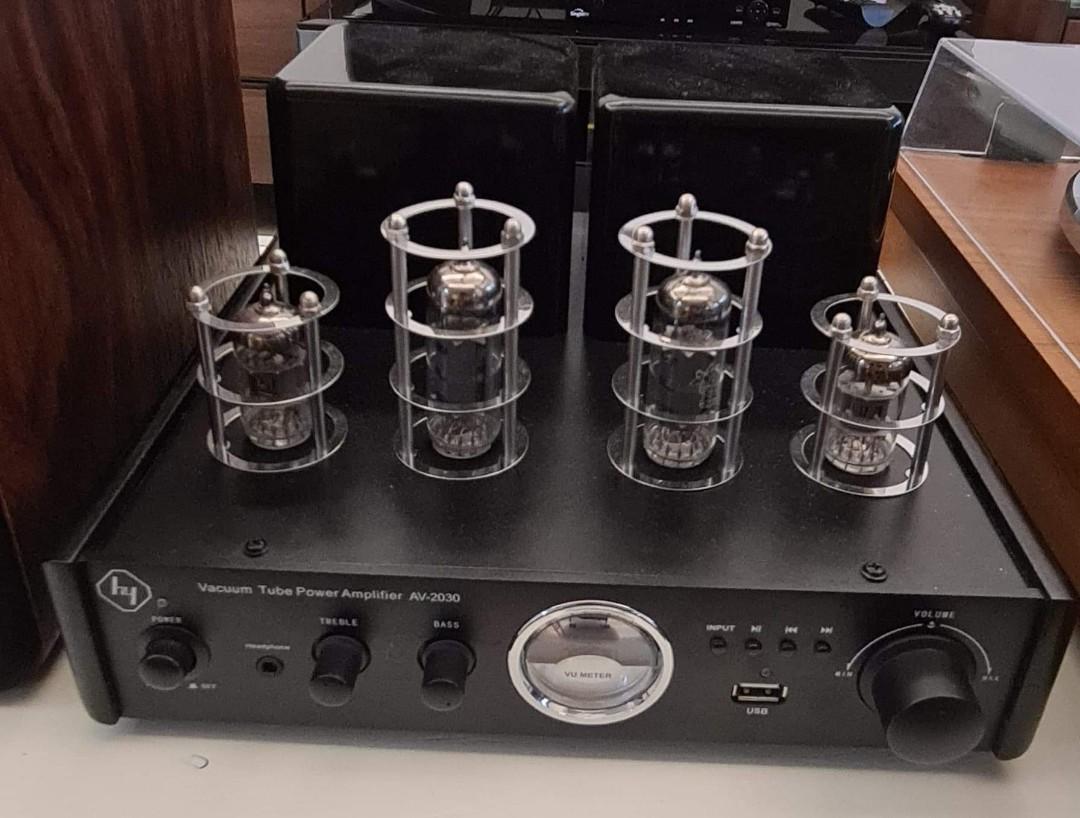 turntable, tube amp and bookshelf speakers, Audio, Other Audio ...