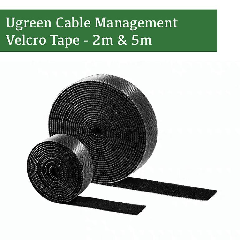UGREEN (LP124) Cable Management Organizer Velcro Tape — 2m or 5m ...