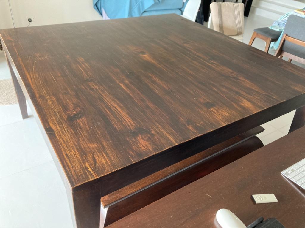 unique square dining table, art 'n craft table, buffet table, lou-hei ...