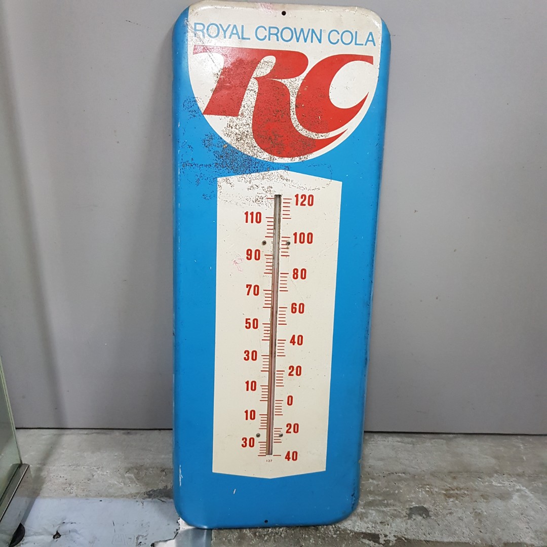 Vintage RC Cola Royal Crown cola Thermometer, Vintage & Collectibles ...
