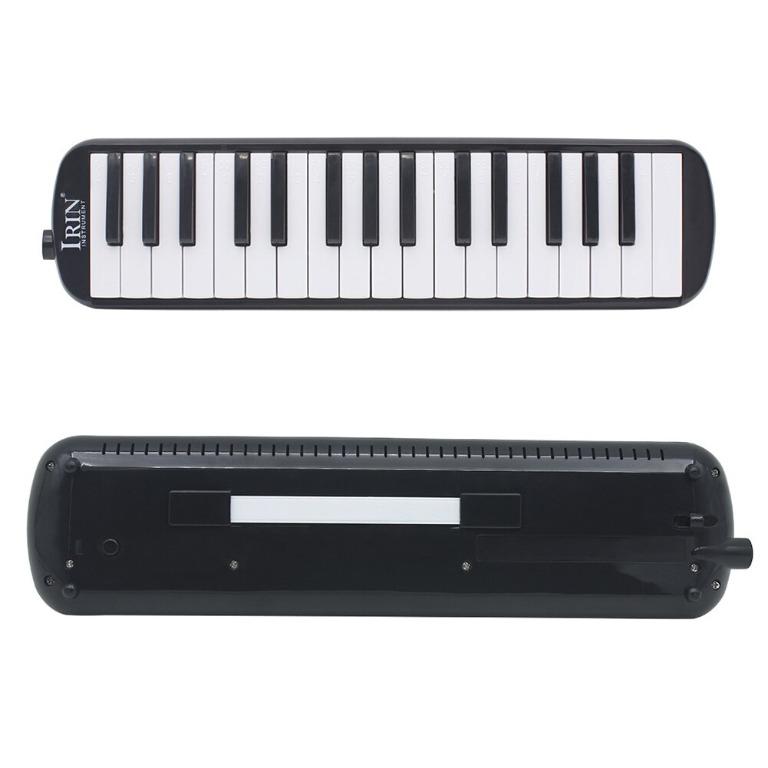 32 Keys Melodica Piano with Mouth Piece Blow Keyboard Accordion Musical ...