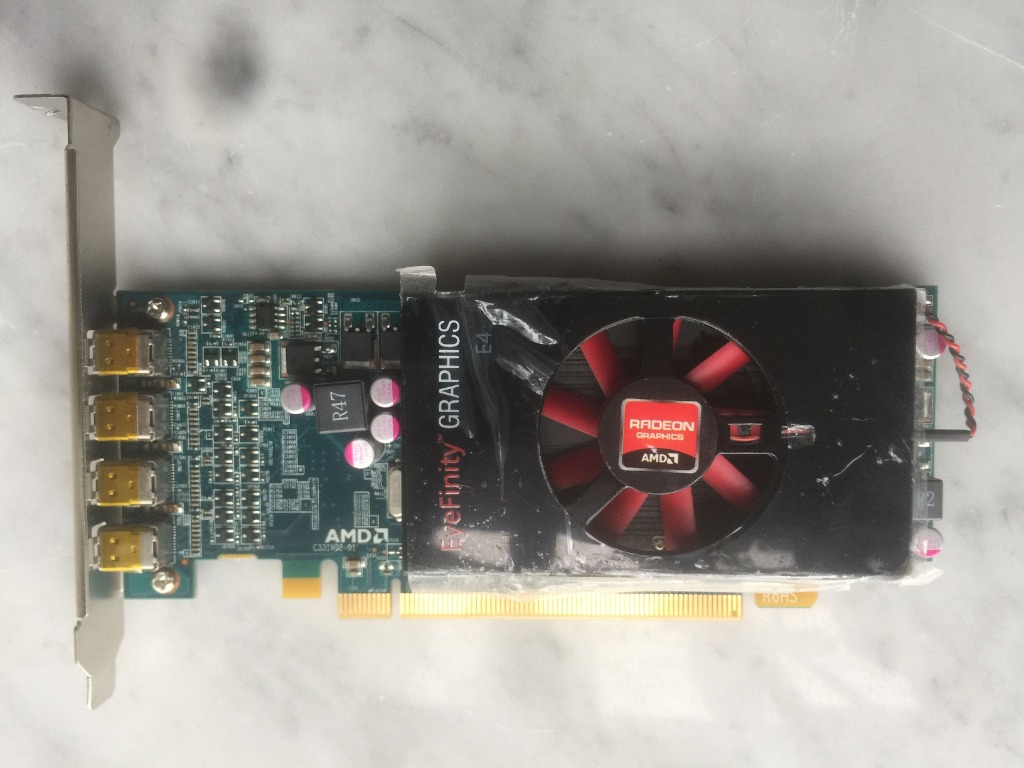 $480 AMD EyeFinity Graphics Radeon HD 7670 2GB DDR5 mini Displayport x4 ...