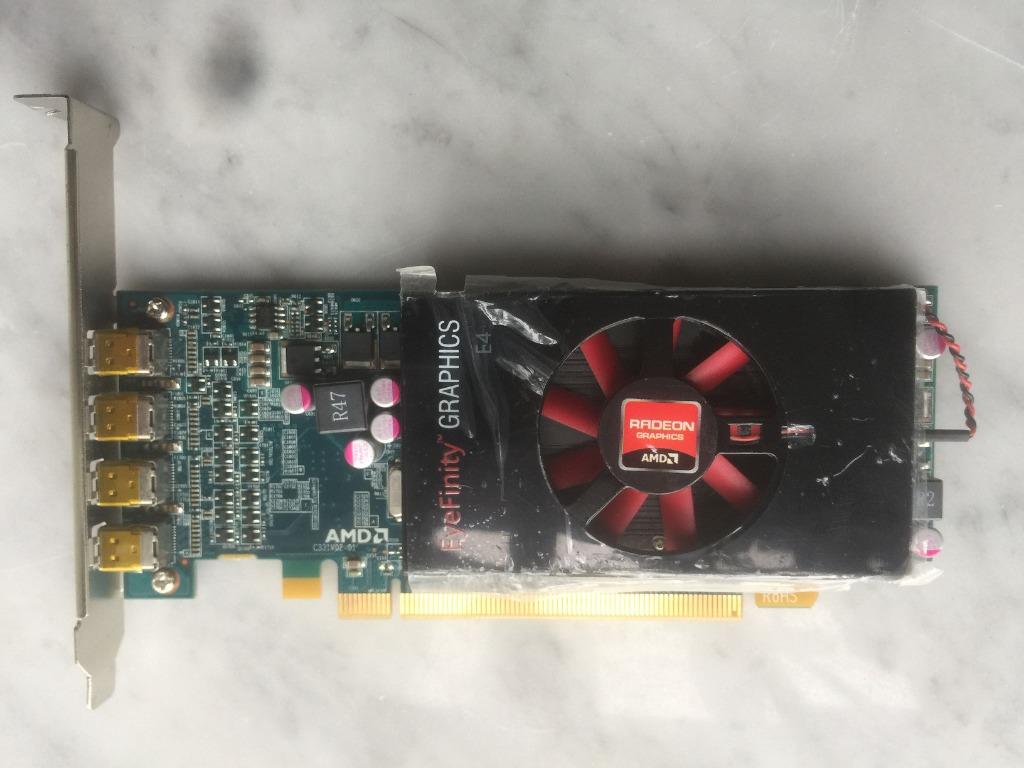 $480 AMD EyeFinity Graphics Radeon HD 7670 2GB DDR5 mini Displayport x4 ...