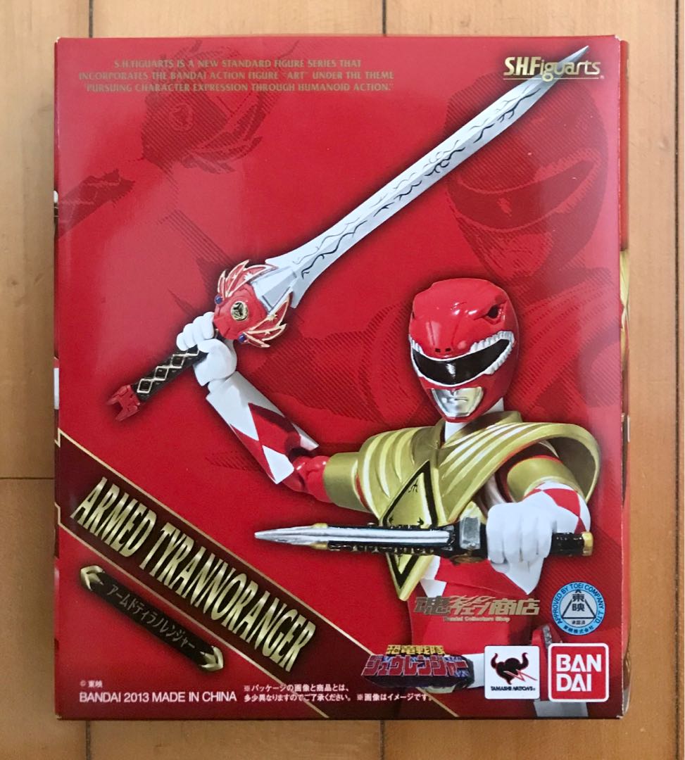 日版 SHF 恐龍戰隊 紅戰士 Red Ranger 霸王龍 Armed TyrannoRanger 獸連者 ZyuRanger, 興趣及遊戲 ...