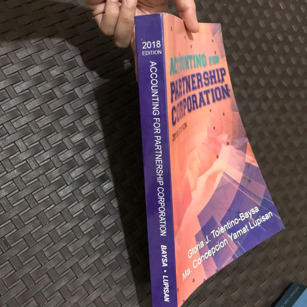 Accounting for Partnership and Corporation 2018 edition, Hobbies & Toys ...