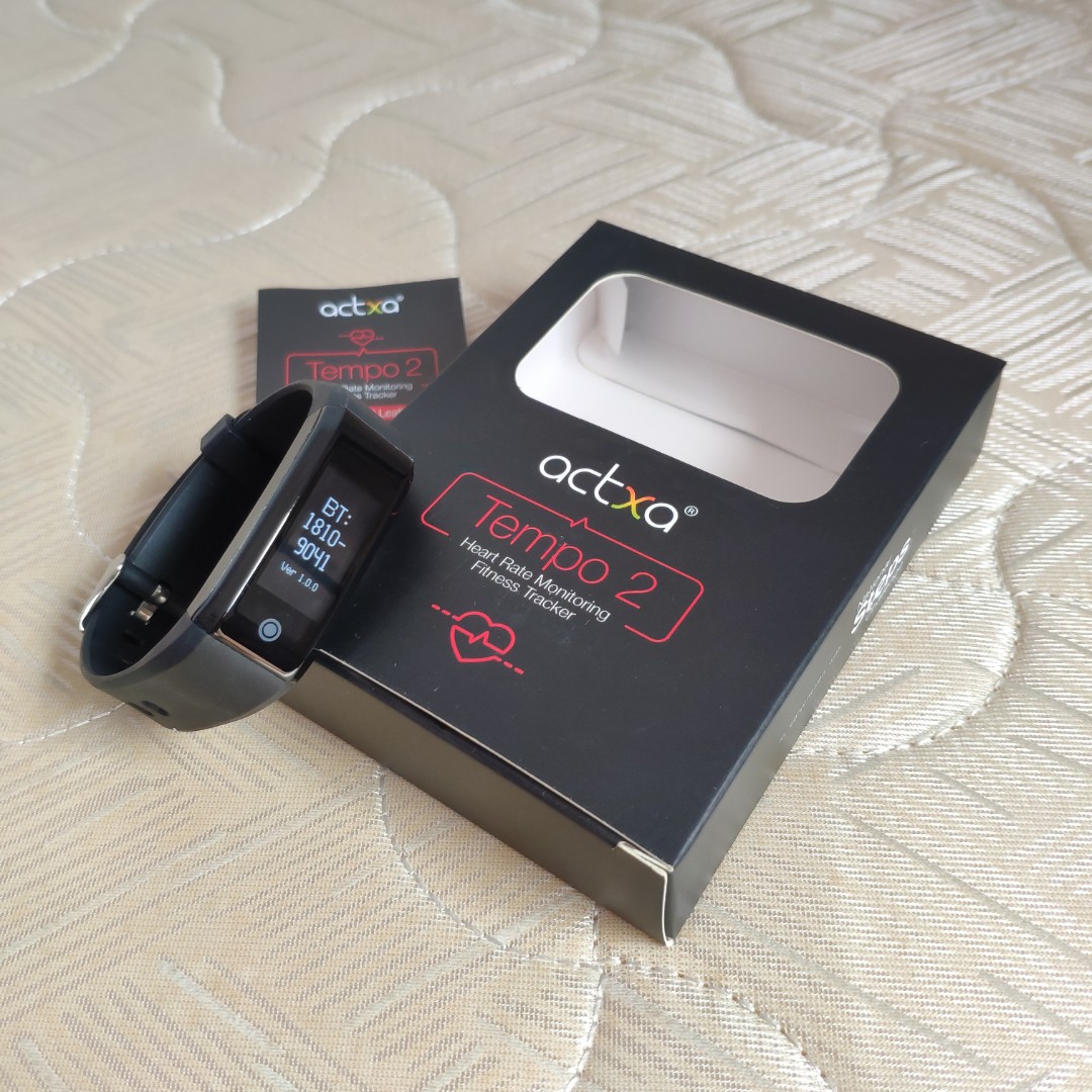 actxa Tempo 2 Fitness Tracker Watch, Mobile Phones & Gadgets, Wearables & Smart Watches on Carousell