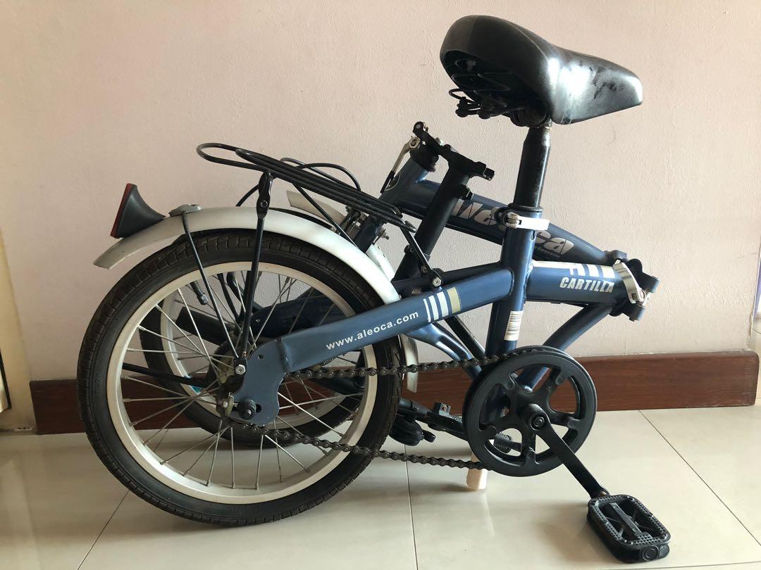 Aleoca Cartilla Foldable Bike (16 inch), Sports Equipment, Bicycles ...