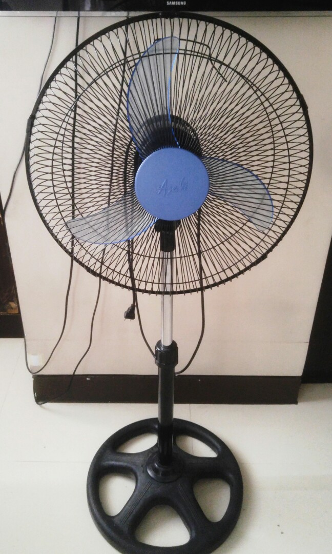 Asahi PF-630 Stand Fan Blue Second Hand, Furniture & Home Living ...