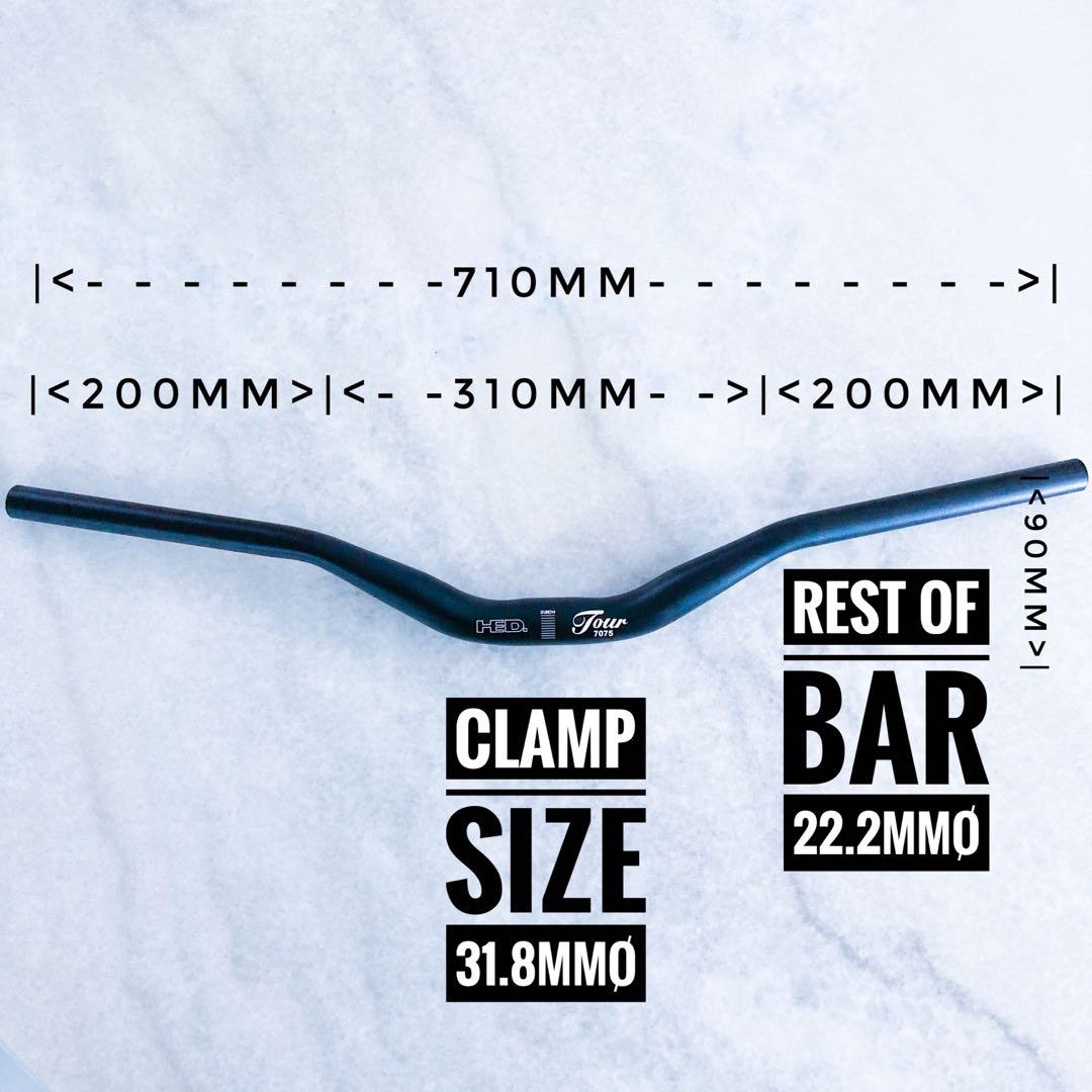 Bicycle Riser Bar 710mm - Fixie, Gravel Bikes, MTB, Sports Equipment ...