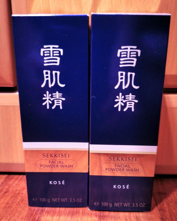 BNIB Kose Sekkisei Facial Powder Wash 100g x 2, Beauty & Personal Care ...