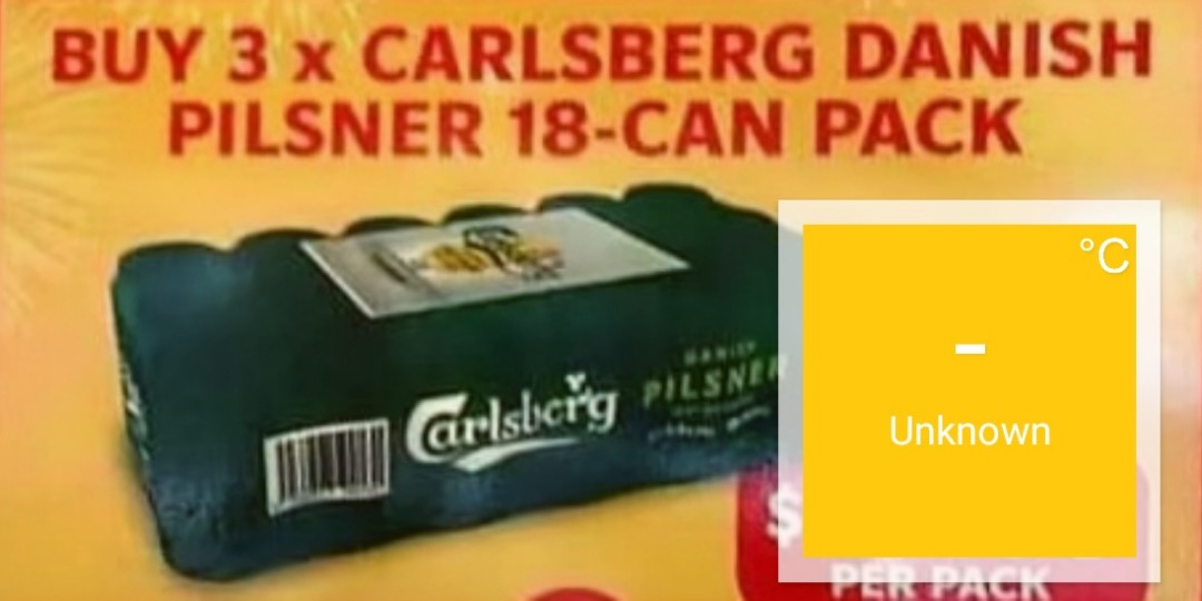 CARLSBERG DANISH PILSNER 18 CAN PACK, Food & Drinks, Alcoholic ...