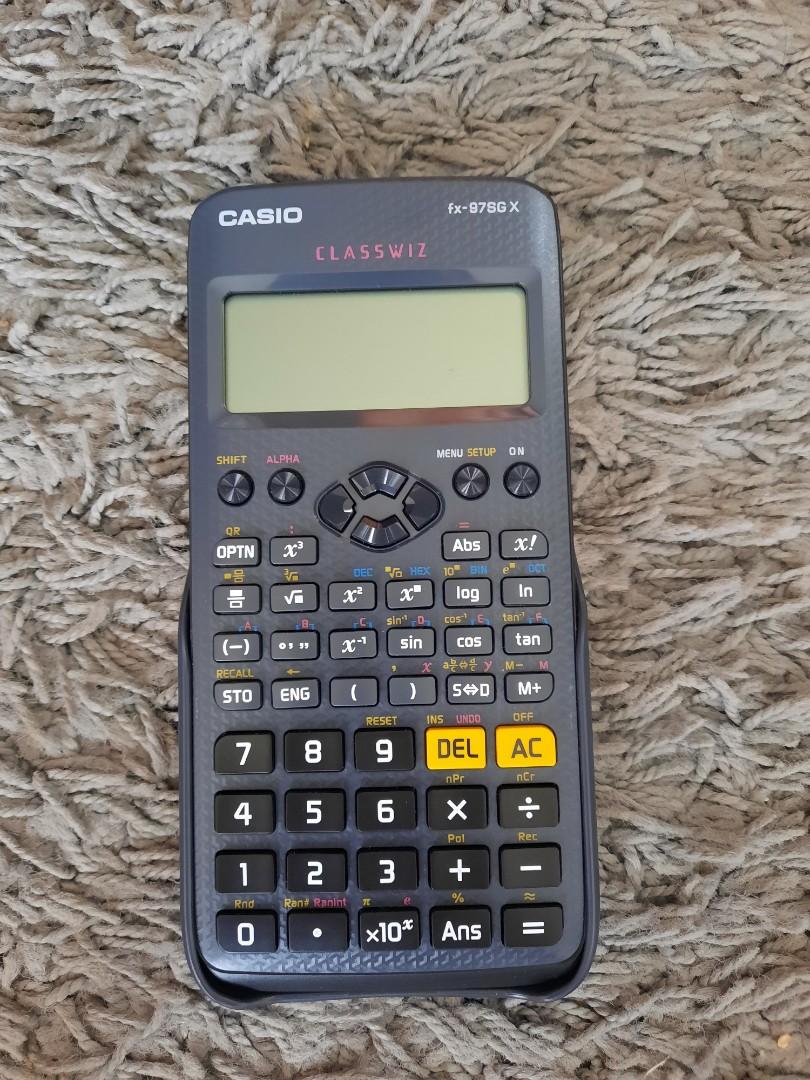 Casio fx-97SG X scientific calculator, Hobbies & Toys, Books ...