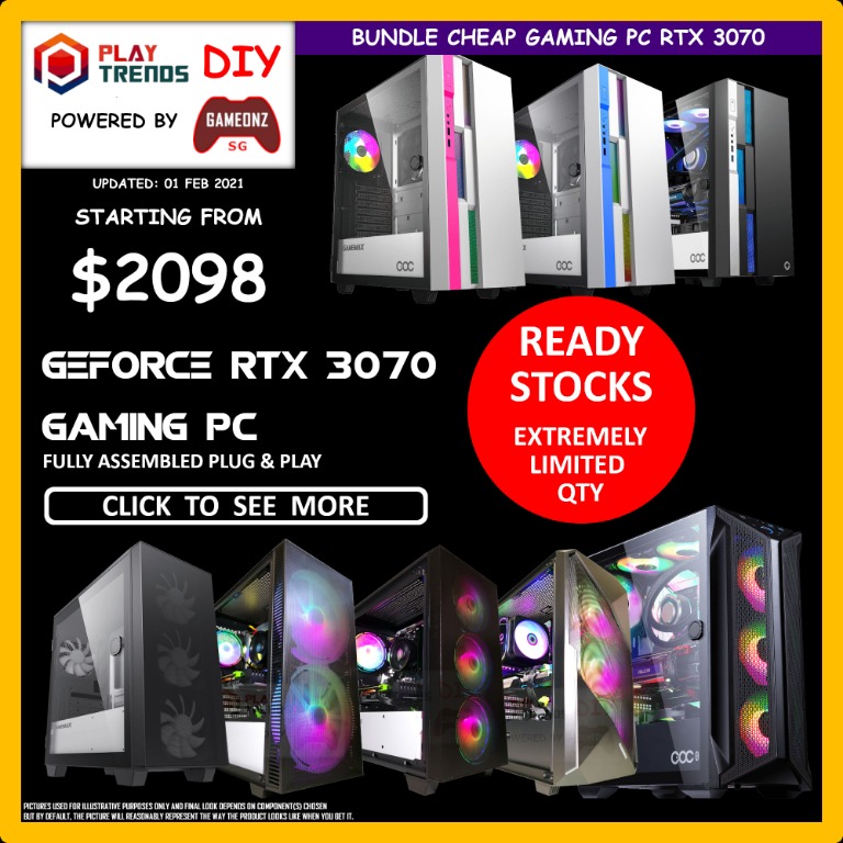 CHEAP RTX 3070 GAMING PC WORKSTATION | AMD RYZEN CHEAPEST WORKSTATION ...