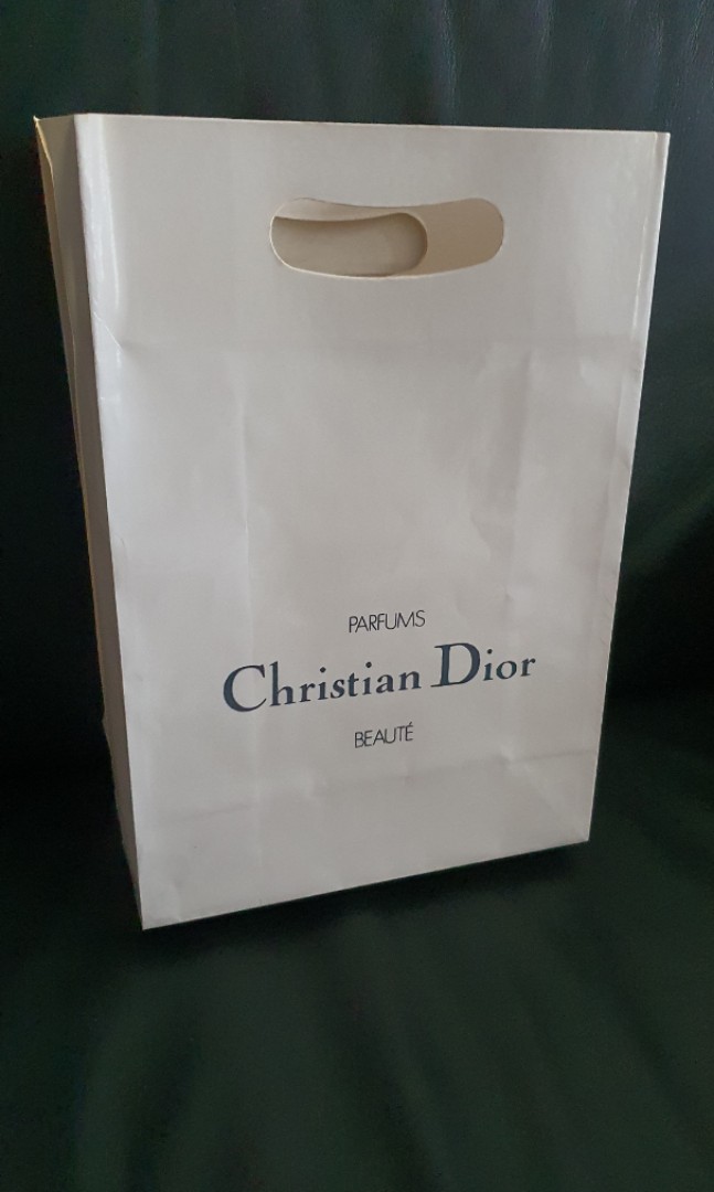 Christian Dior paper bag, Hobbies & Toys, Memorabilia & Collectibles ...
