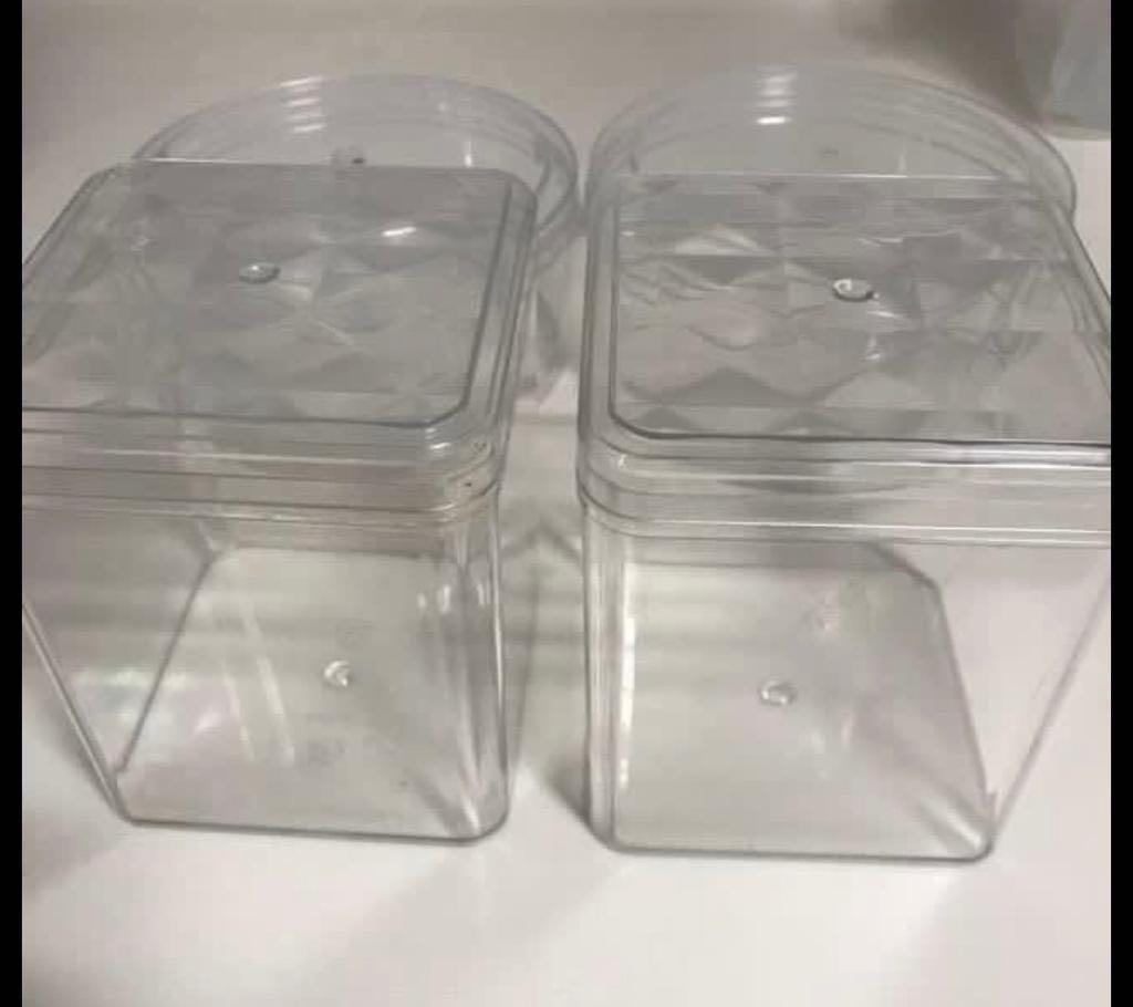 CNY / Hari Raya / Deepavali Clear plastic Cookies container, Furniture ...