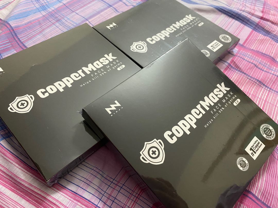 Authentic Copper Mask, Health & Nutrition, Face Masks & Face Shields on ...