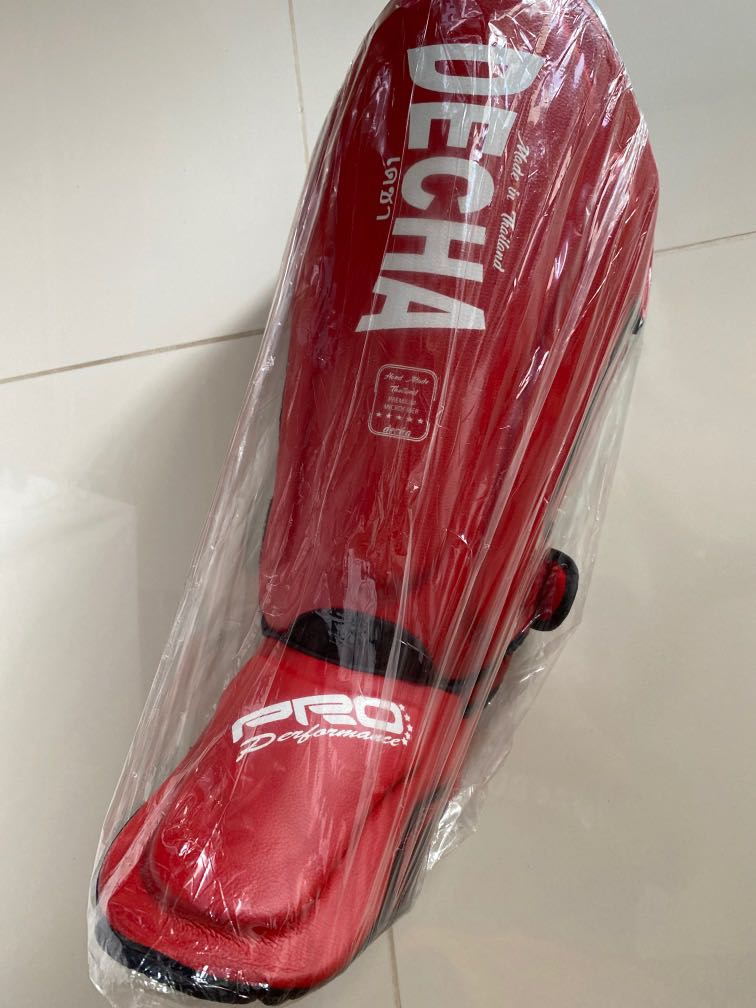 Decha Muay Thai Shin pad (new), Health & Nutrition, Braces, Support ...