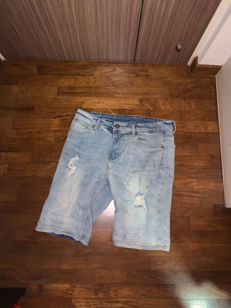 Denim berms, Men's Fashion, Bottoms, Jeans on Carousell