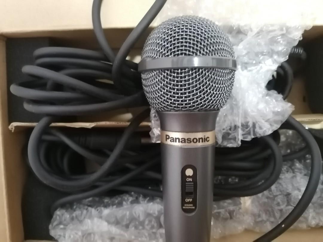 Vintage Panasonic Dynamic Microphone, Model VFA-0140, Hobbies & Toys ...