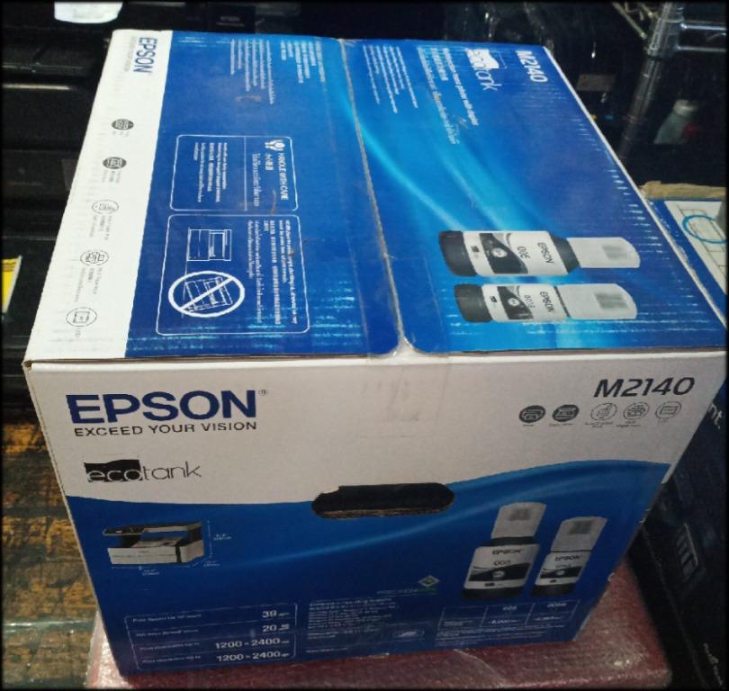 Epson M2140 All-in-One Ink Tank Printer- EcoTank Monochrome | 2140 ...