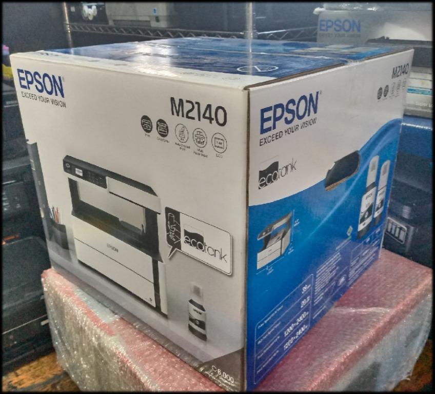 Epson M2140 All-in-One Ink Tank Printer- EcoTank Monochrome | 2140 ...