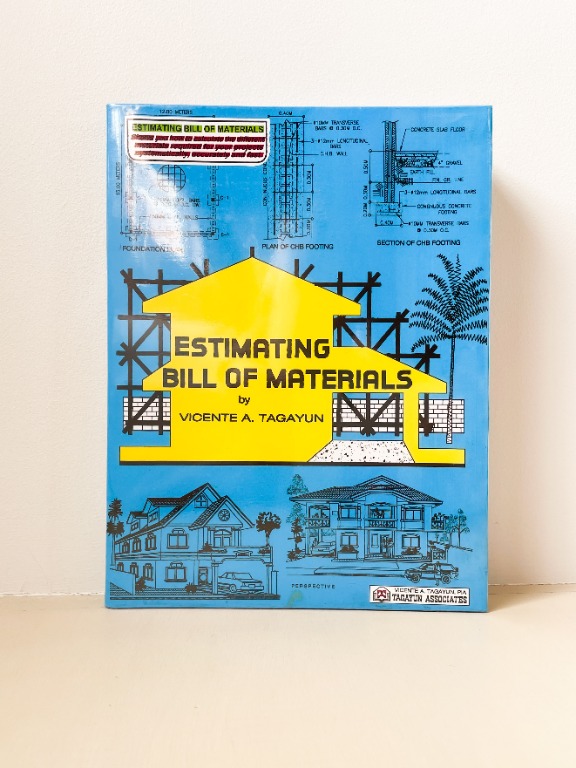 Estimating Bill of Materials (Paperback) by Vicente A. Tagayun, Hobbies ...