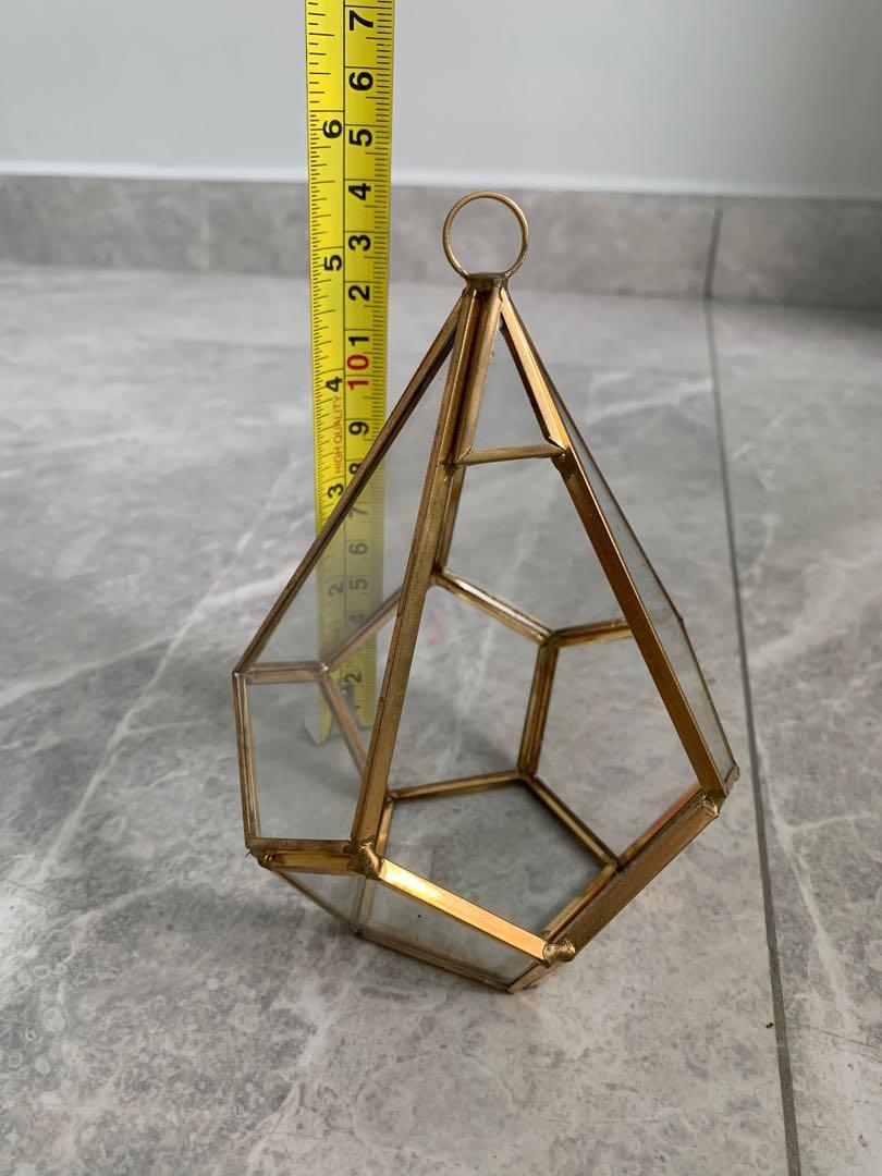 Gold terrarium, Furniture & Home Living, Home Decor, Other Home Decor ...