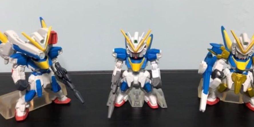 Gundam converge victory 3 v1 v2 v3 3 款 舊版, 興趣及遊戲, 玩具 & 遊戲類 - Carousell