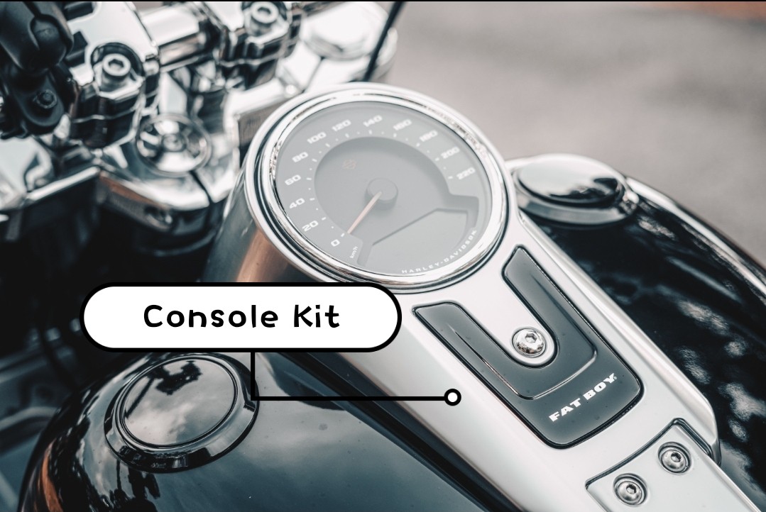 Harley M8 Fatboy Console Kit, Motorcycles, Motorcycle Accessories on ...