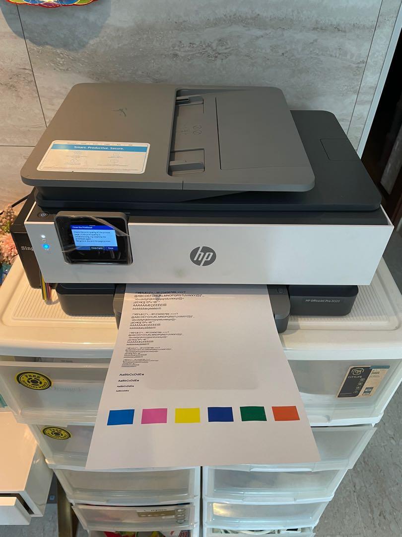 HP officejet pro 8020 Printer with the Singink ink tank system ...
