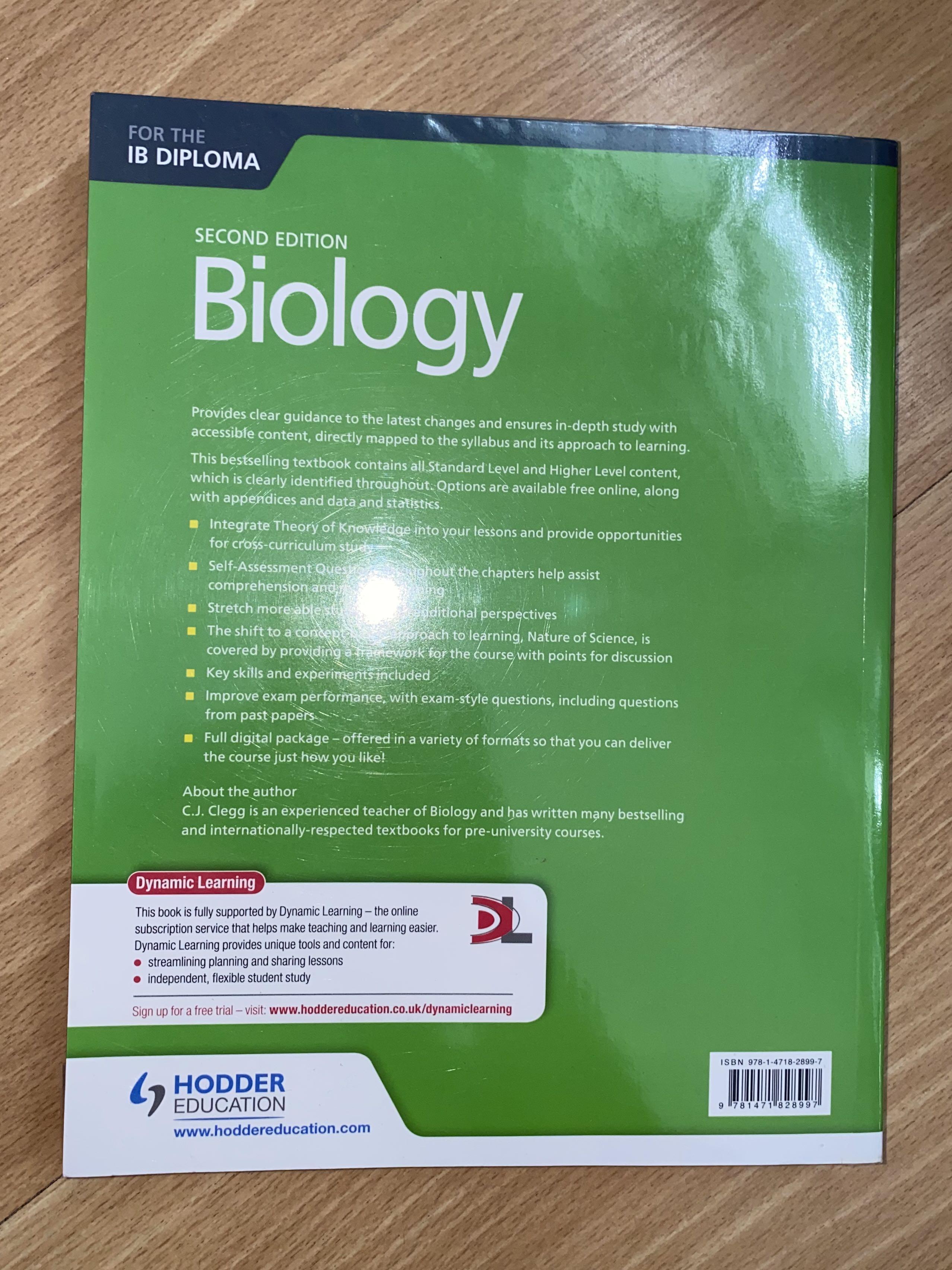 IB BIOLOGY HODDER TEXTBOOK, Hobbies & Toys, Books & Magazines ...