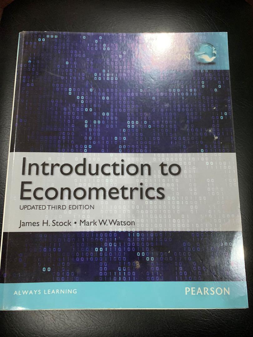 Introduction to Econometrics Textbook, Hobbies & Toys, Books ...
