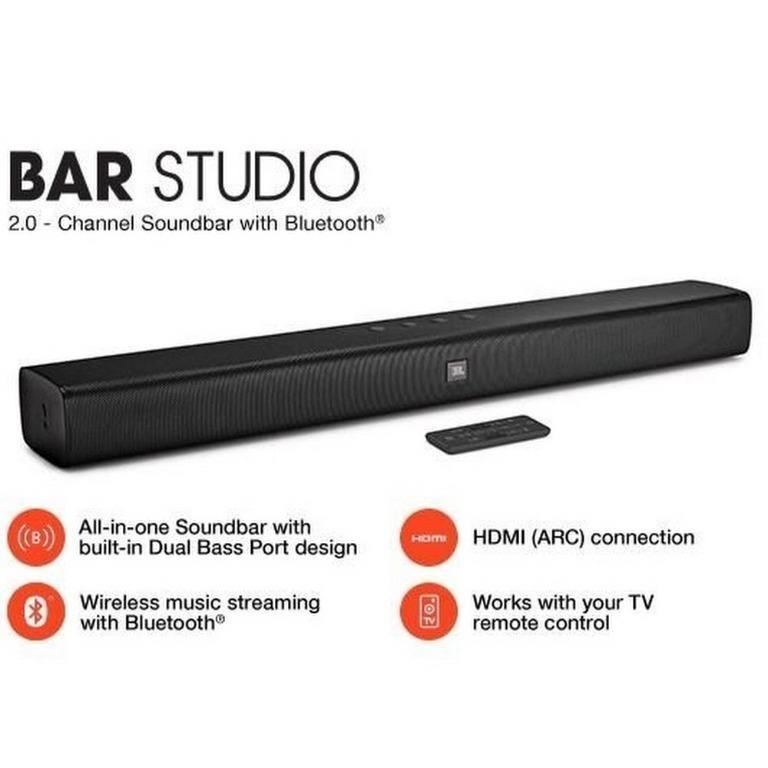 JBL Bar Studio 2.0 NOIR Soundbar ~原裝行貨 12個月保用, 音響器材, Soundbar、揚聲器、藍牙喇叭 ...