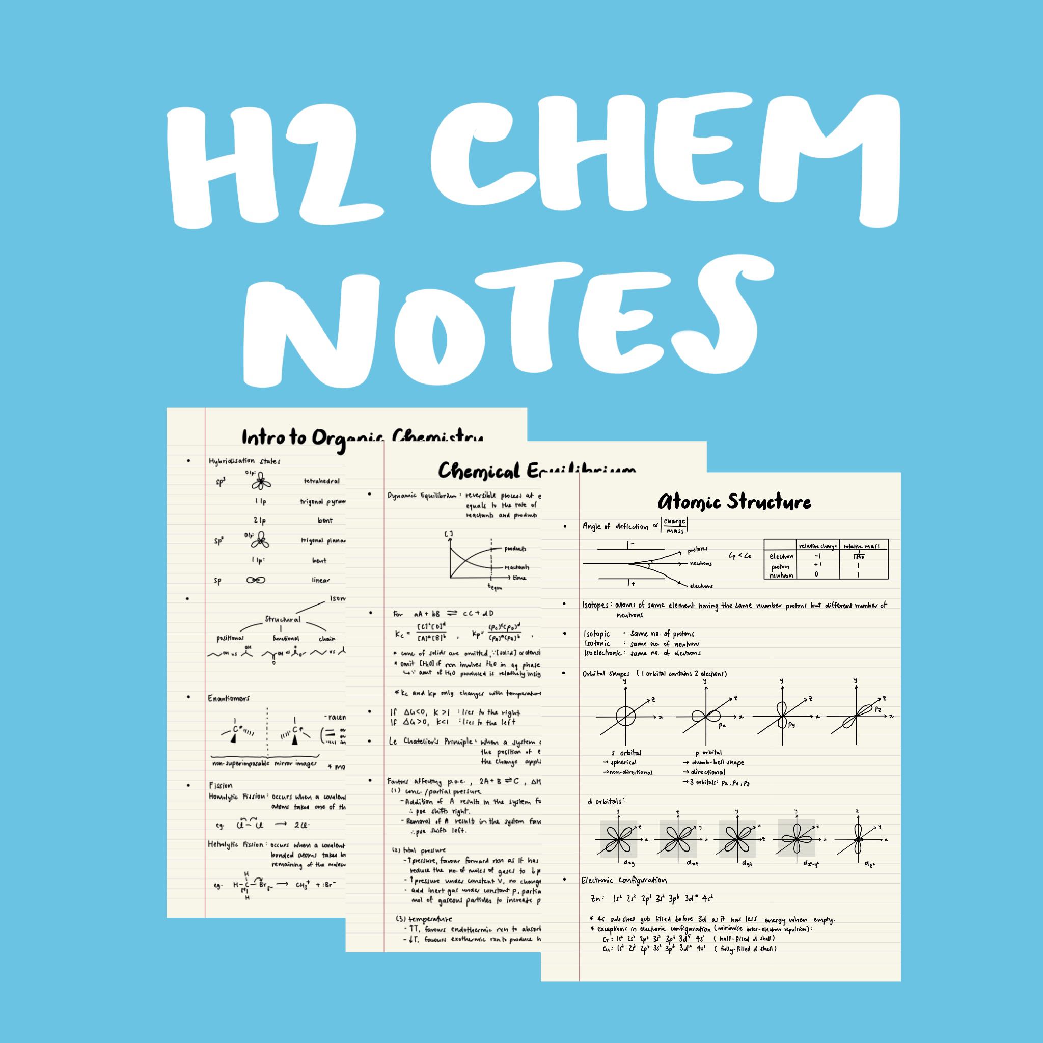 Alevel H2 Chemistry Notes + Prac, Hobbies & Toys, Books & Magazines ...
