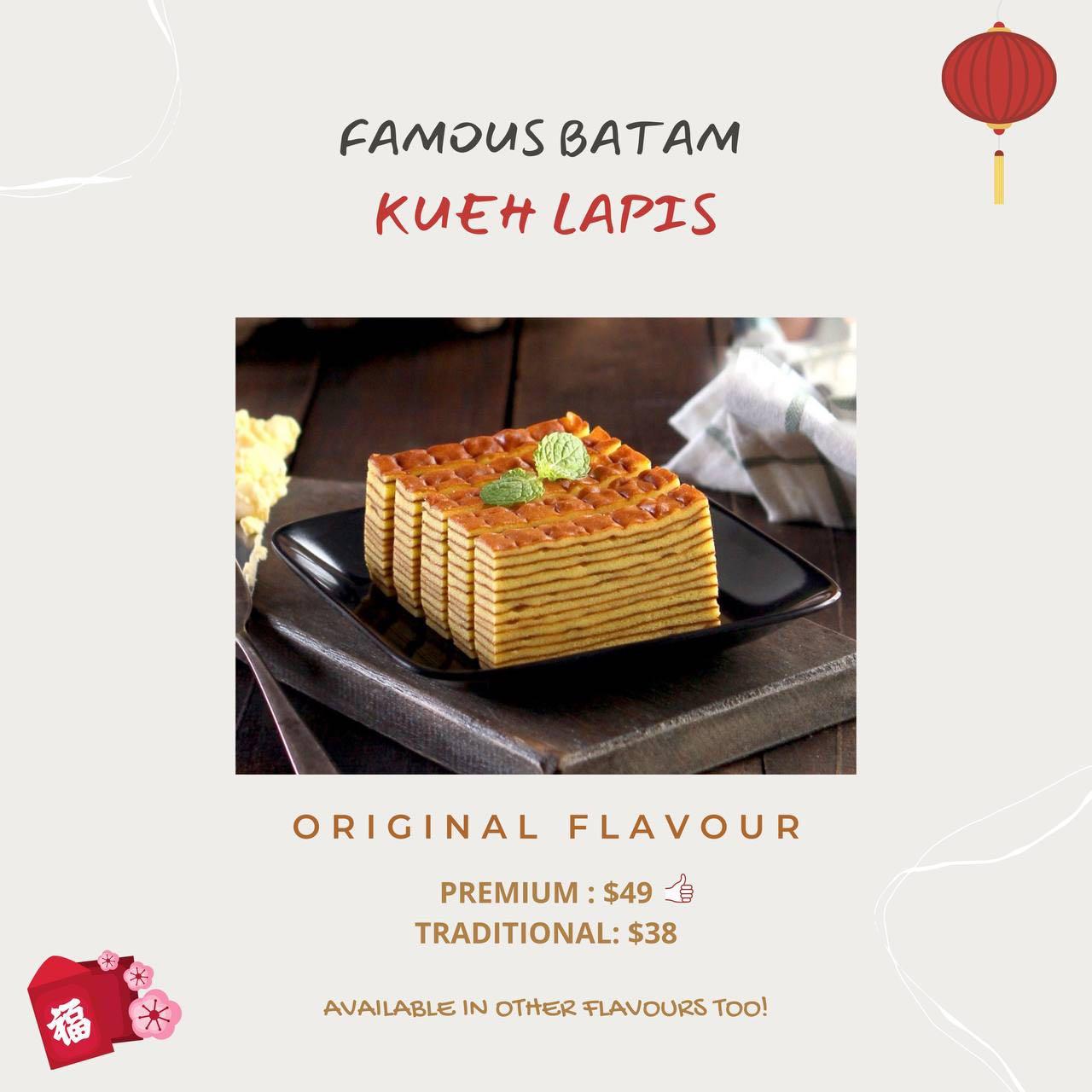 Lamoist Batam Famous Kueh Lapis, Food & Drinks, Homemade Bakes on Carousell