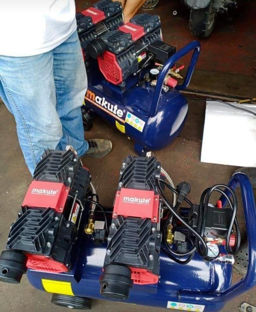 MAKUTE JAPAN AIR COMPRESSOR DUAL PISTON SILENT TYPE 3HP, Furniture ...