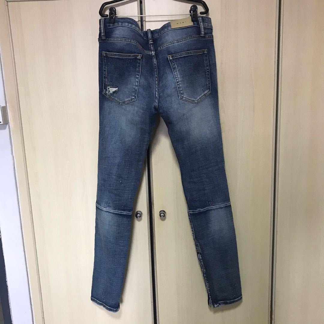 MNML M1 Stretch Denim, Men's Fashion, Clothes, Bottoms on Carousell