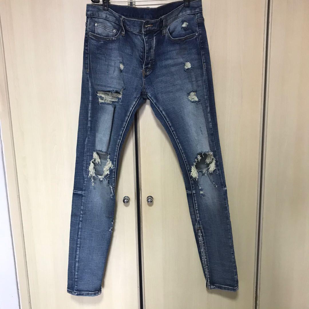 MNML M1 Stretch Denim, Men's Fashion, Clothes, Bottoms on Carousell
