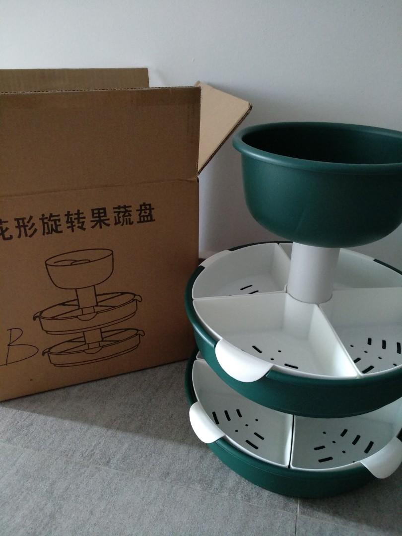 Multi-Layer Steamboat Food Tower Tray, Furniture & Home Living ...