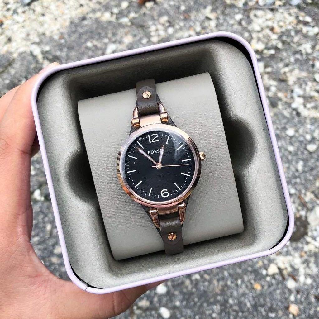 Original 100% Fossil Watch ES3077, Fesyen Wanita, Jam Tangan di Carousell